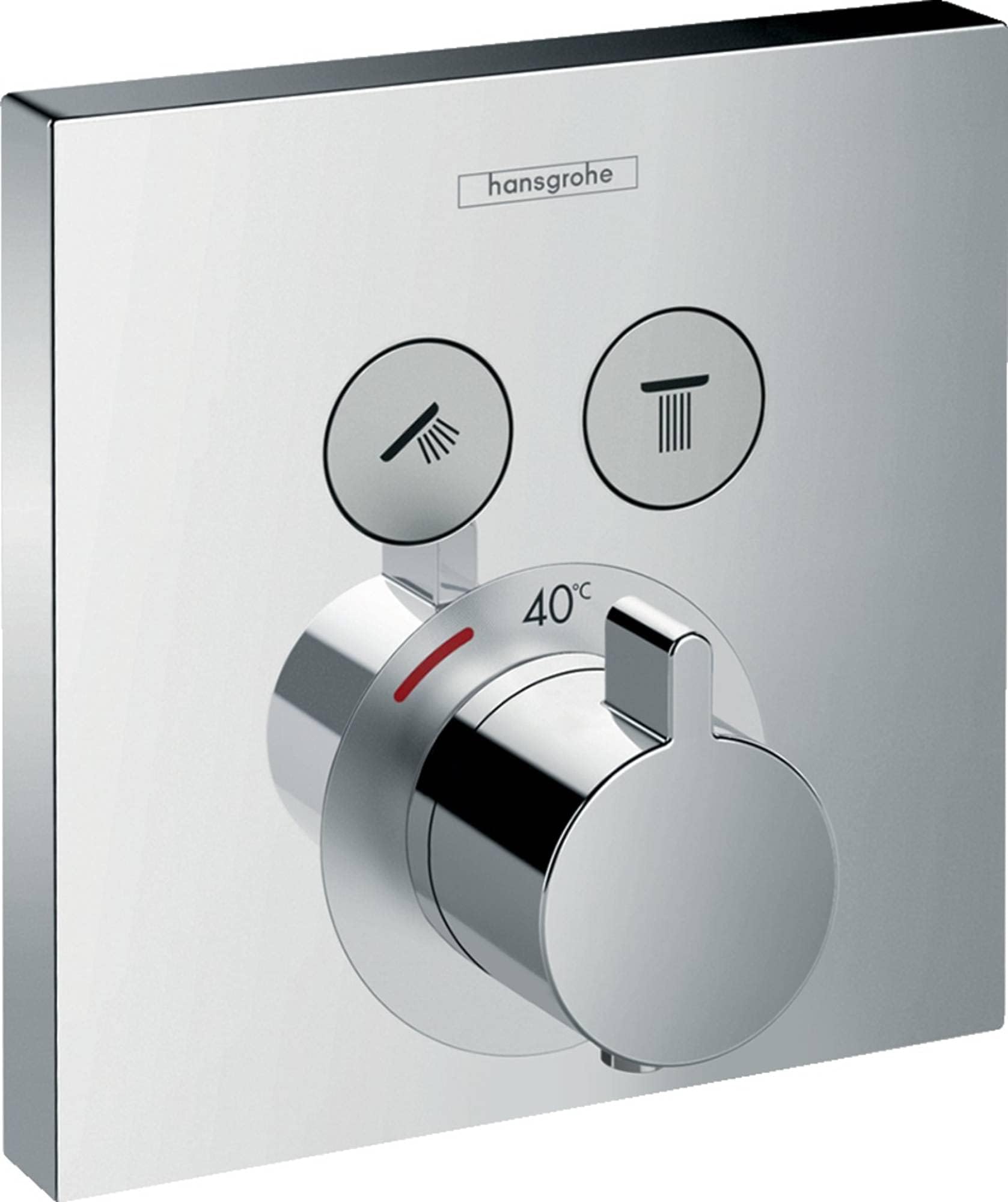 hansgrohe ShowerSelect - Mitigeur thermostatique, Robinet encastré avec ...