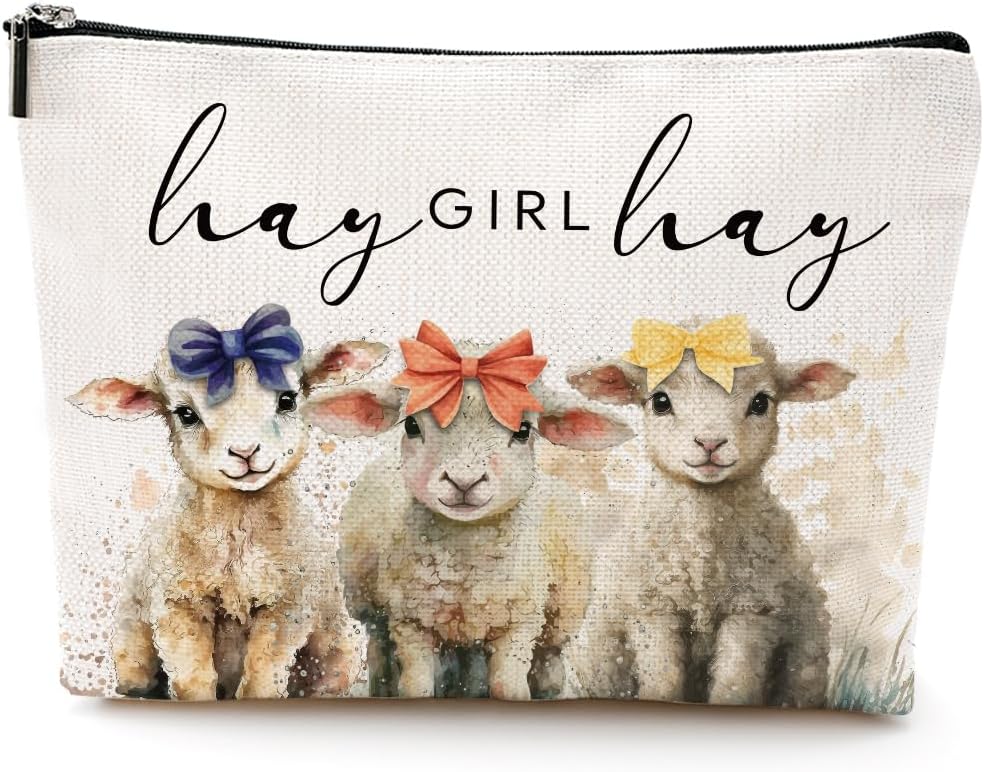 Amazon.com: Sheep Gifts for Sheep Lovers Sheep Stuff Makeup Bag Western ...