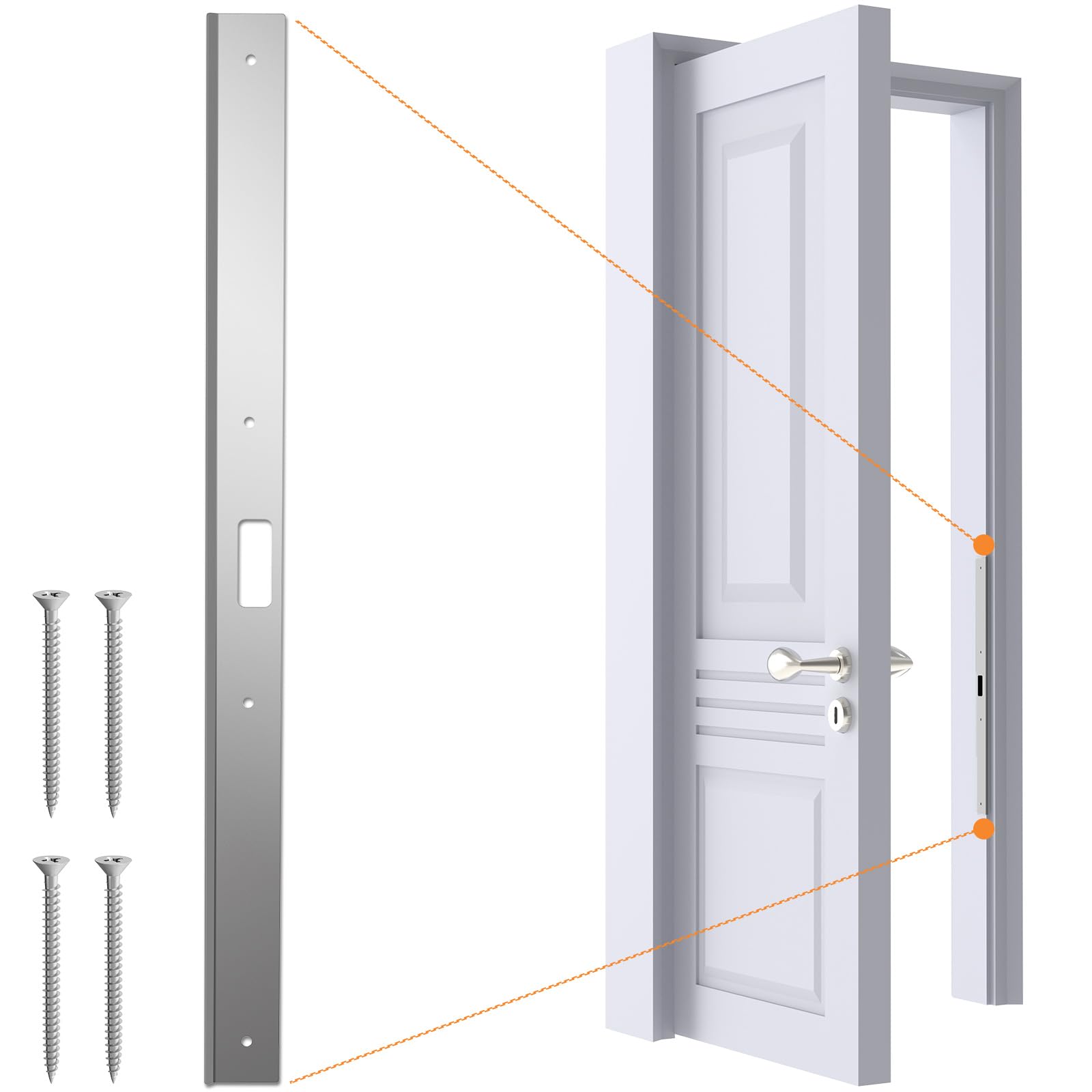 24" Interior Door Jamb Repair Kit for Interior Doors?Extended Door ...