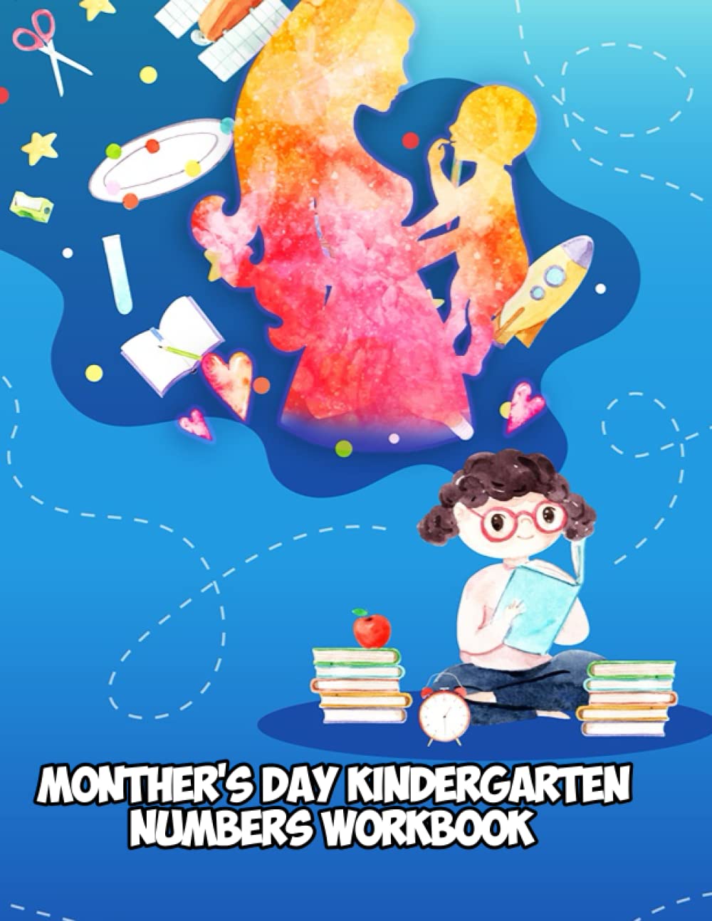 Buy Mother's Day kindergarten numbers workbook: Mother's Day ...