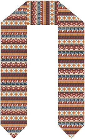 HWRQIWL Native American Pattern Graduation Shawl Sash Stole Wraps Scraf ...