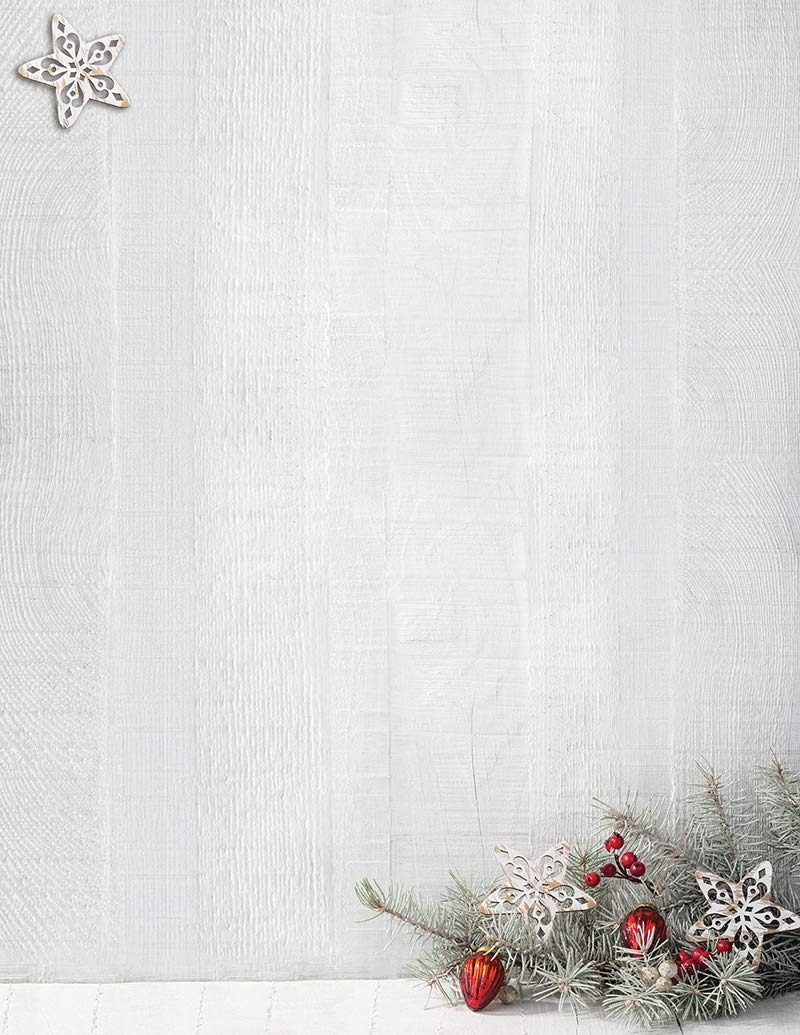 Snapklik.com : Woodsy Pine Christmas / Holiday Letterhead