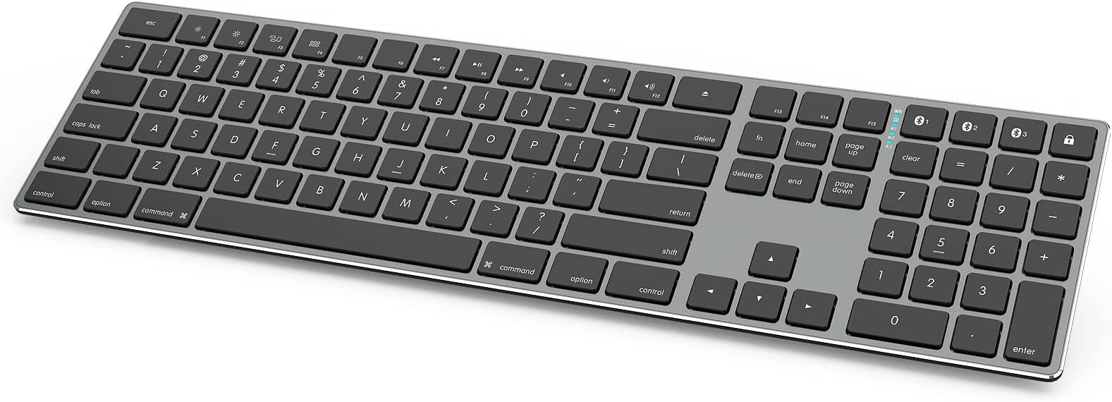 JOYACCESS Rechargeable Bluetooth Wireless Keyboard, Ultra Slim Aluminum ...