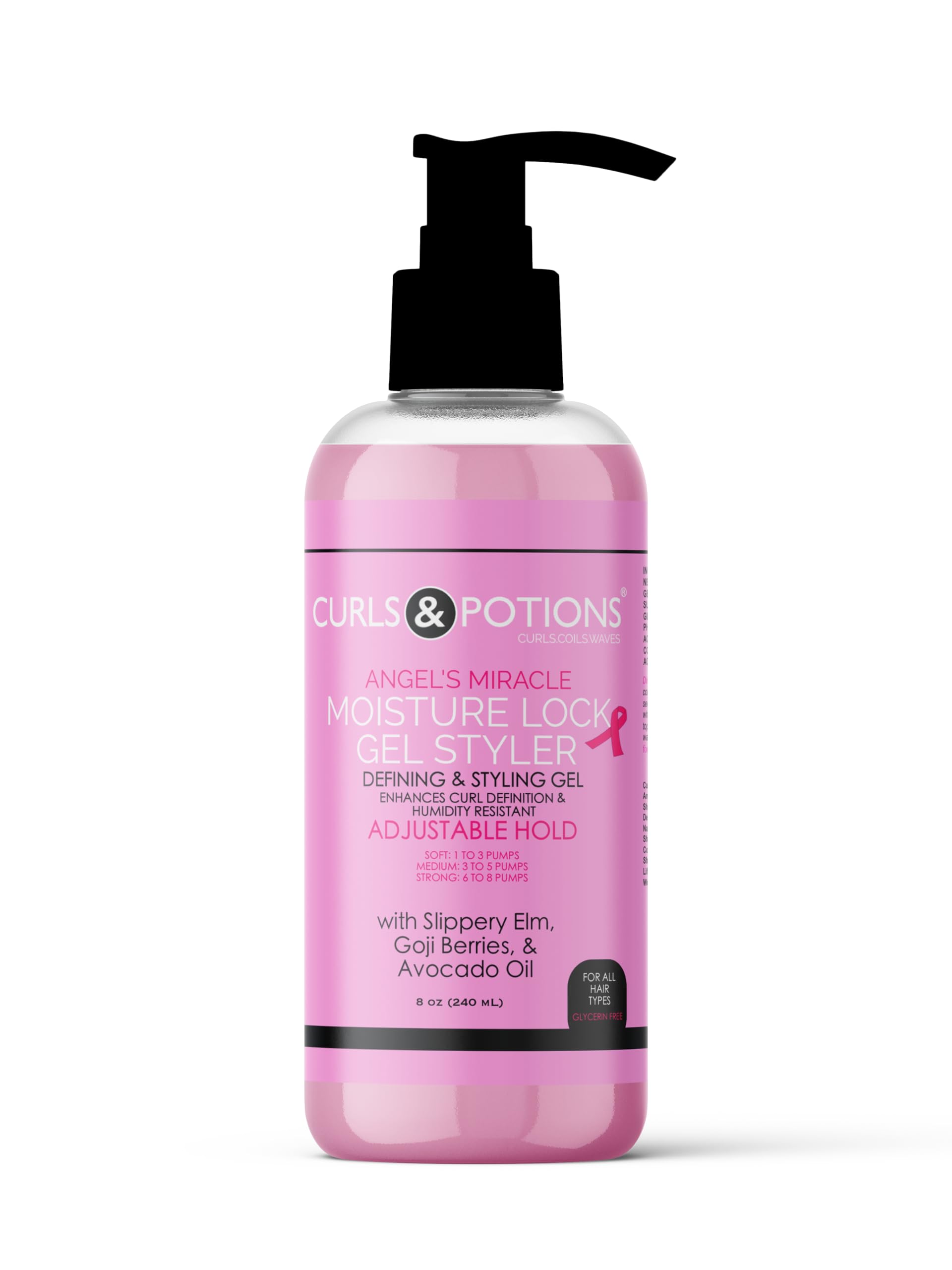 Amazon.com : Curls & Potions Angel's Miracle Moisture Lock Gel Styler ...