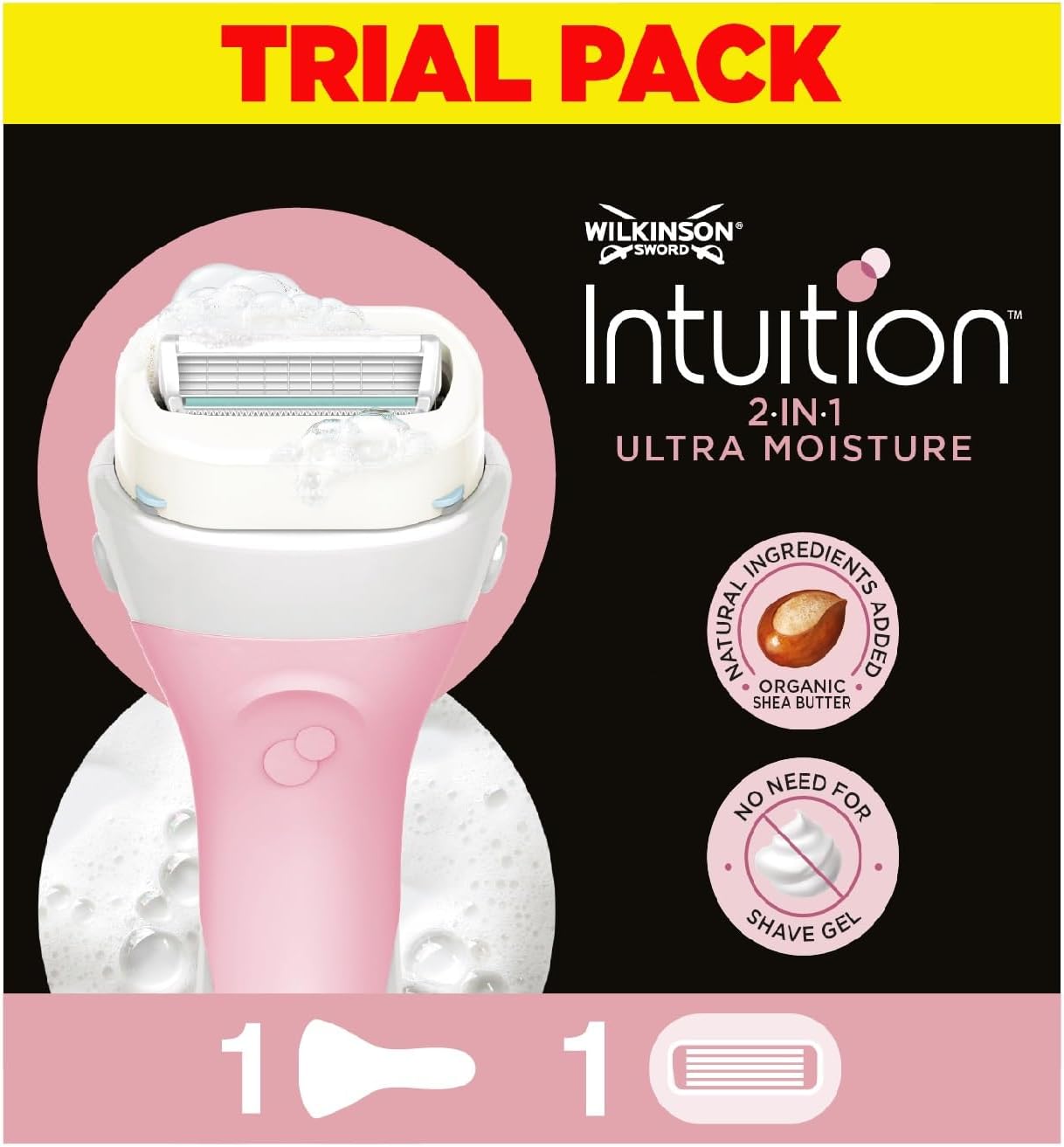 WILKINSON SWORD - Intuition Ultra Moisture Razor and Blade For Women ...
