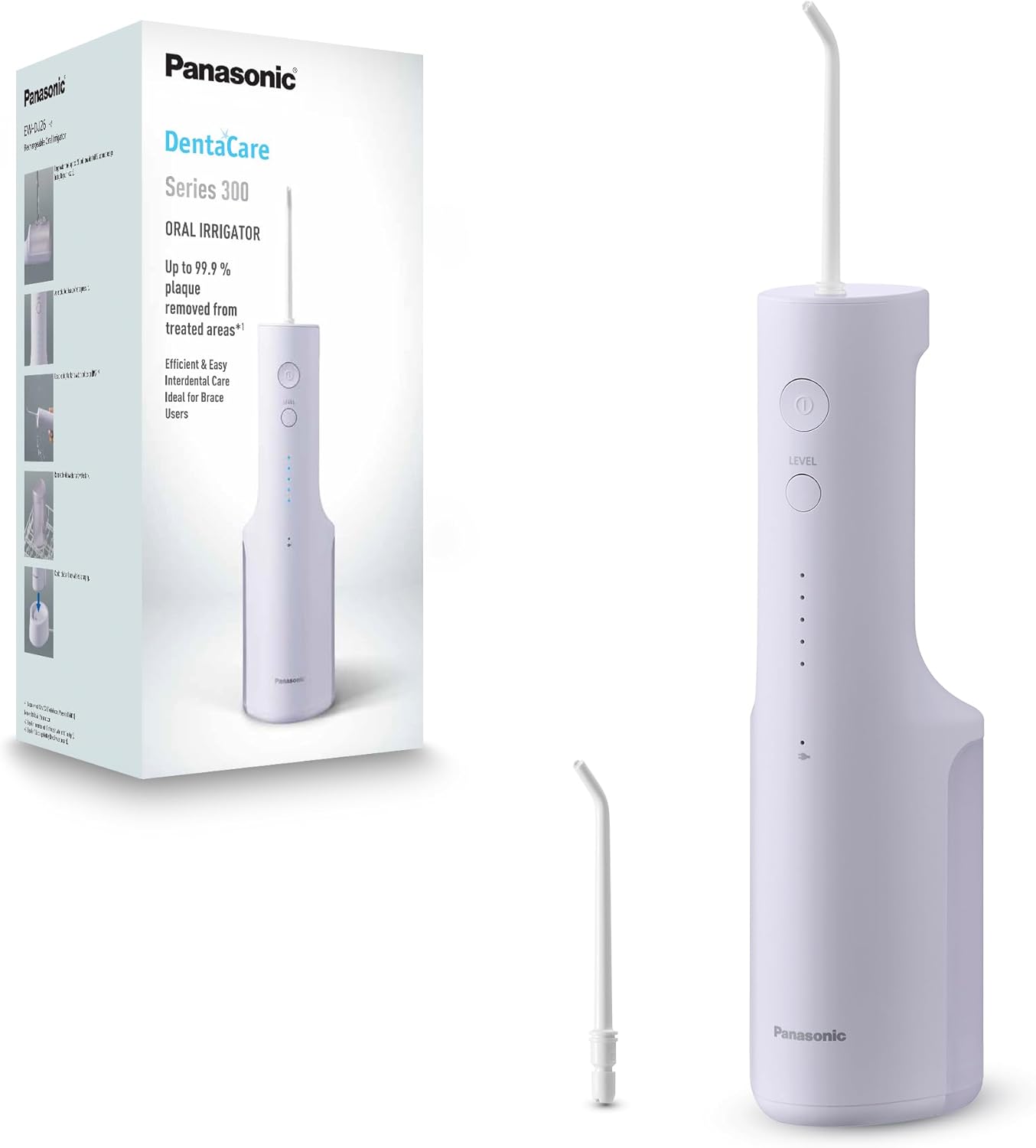 Panasonic Series 300 Water Flosser for Teeth, Cordless EW-DJ26-V311, 99 ...