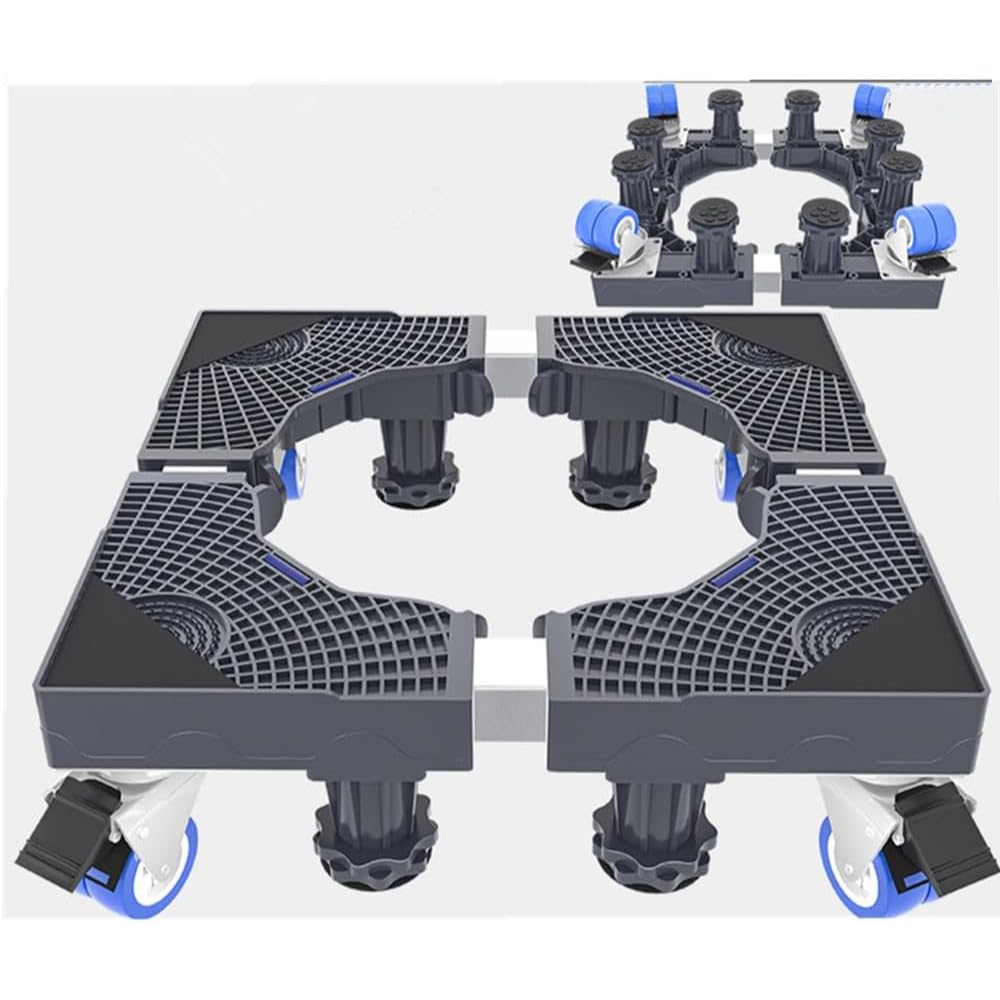 Buy AMERTEER Adjustable Fridge Washing Machine Stand | Universal Multi ...