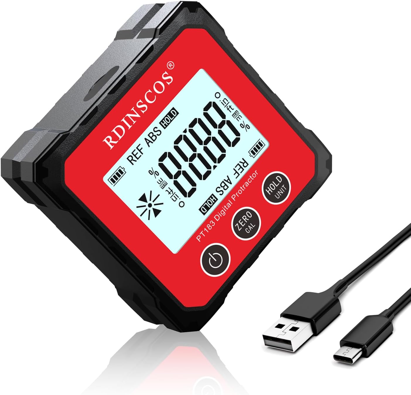 Sanliang Digital Level Angle Gauge Meter Magnetic Electronic Level ...