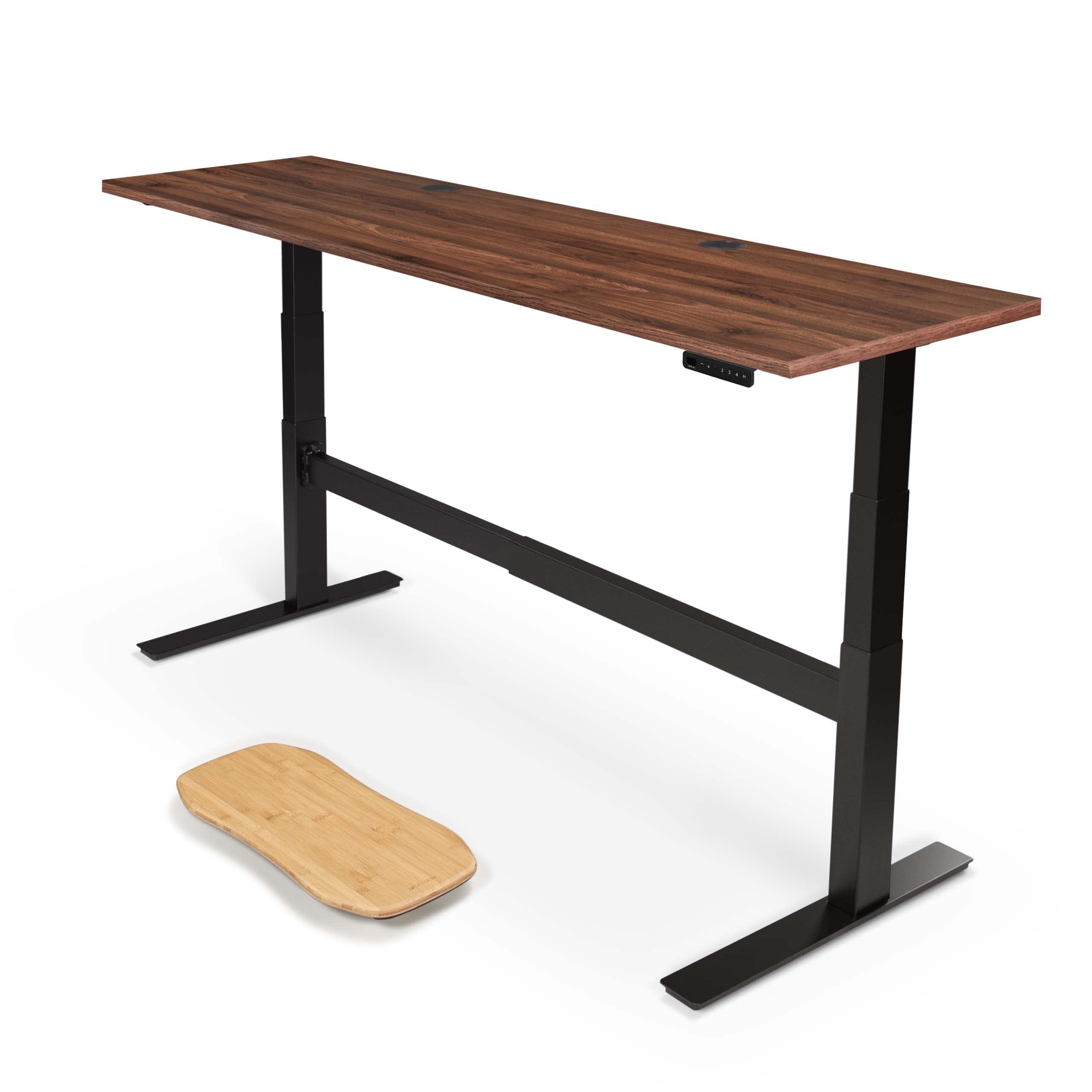 Amazon.com: Uplift Desk Walnut Laminate (80 x 24 inch) Standing Desk 2 ...