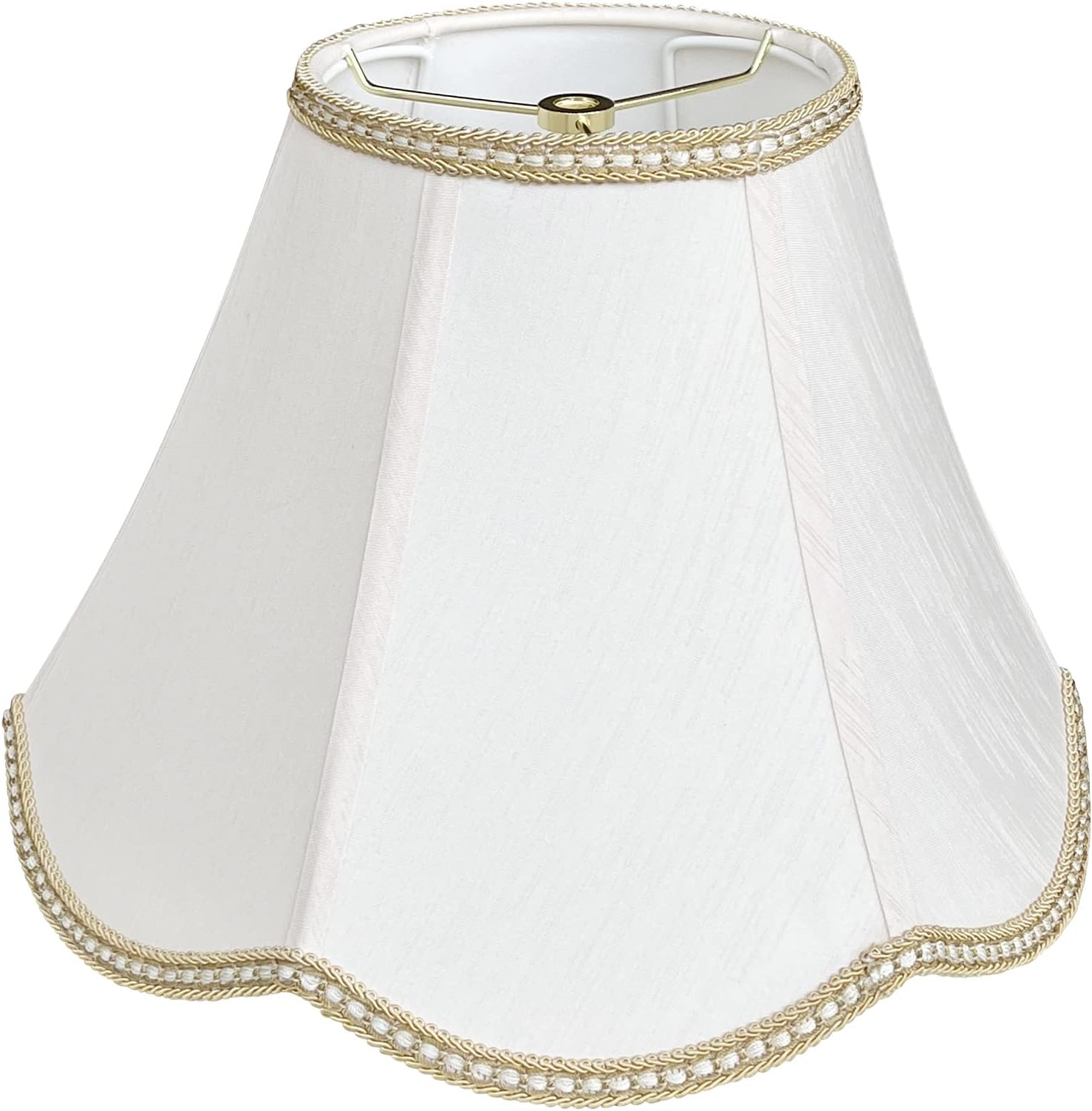 Dolan Designs 140063 Round Bell Soft Back with Piping Lamp Shade, Light ...