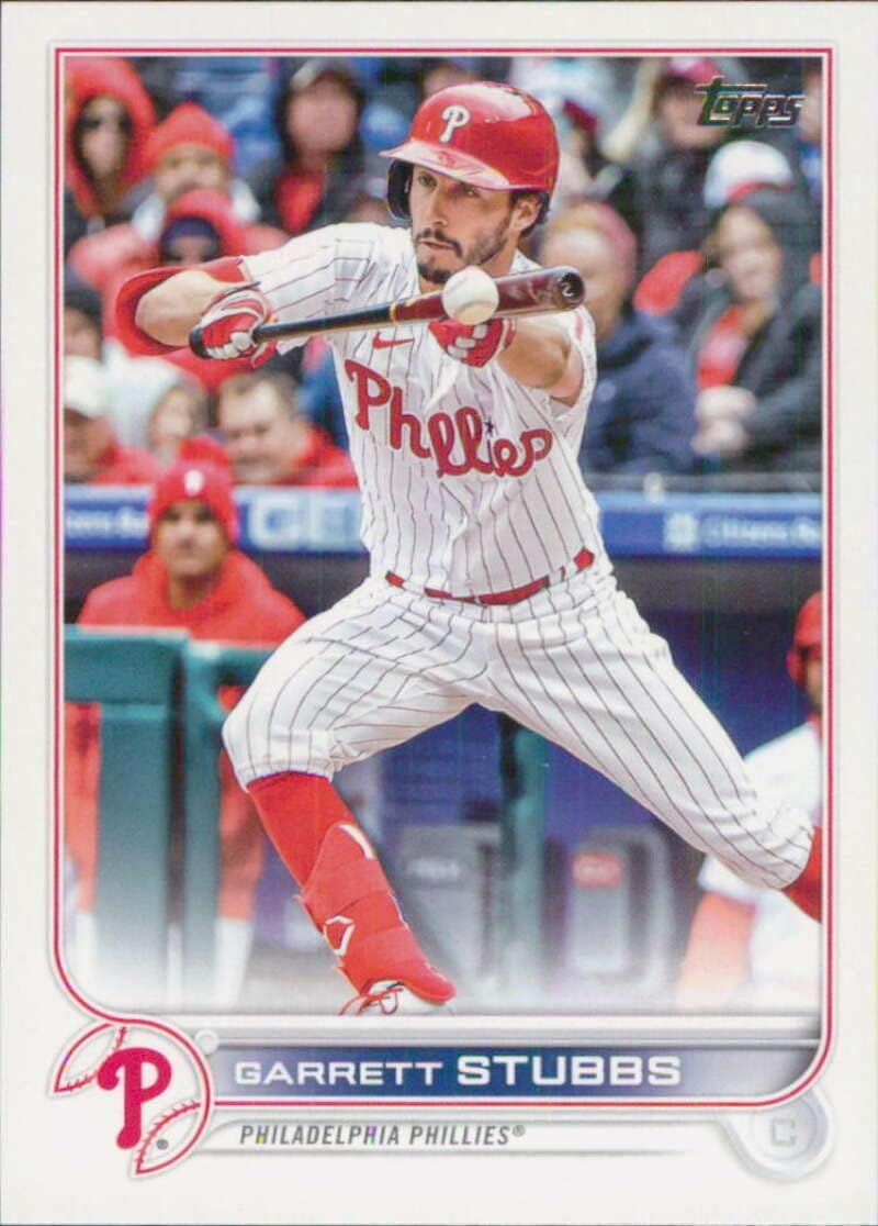 Amazon.com: 2022 Topps Update #US315 Garrett Stubbs Philadelphia Phillies Official MLB Baseball ...