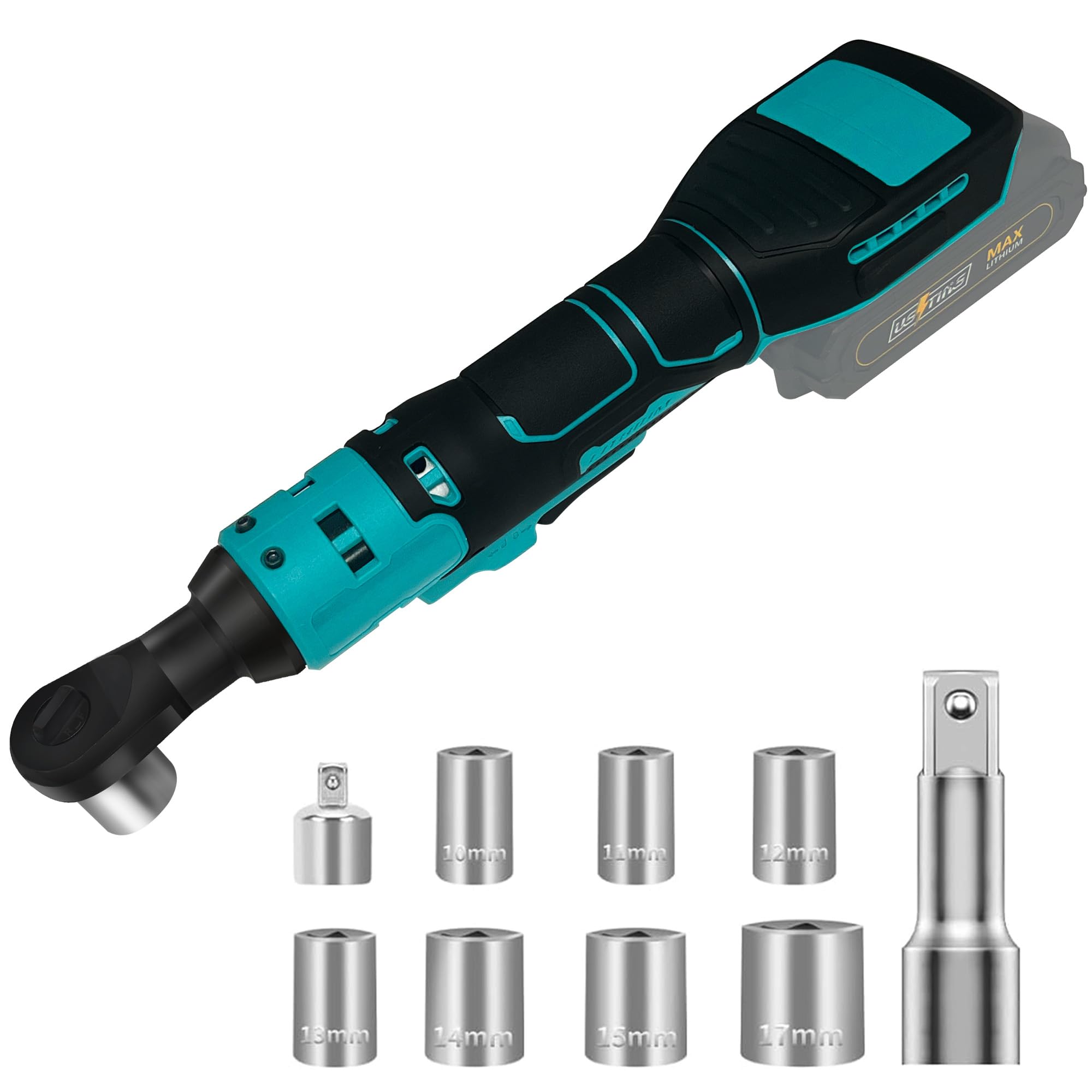 3/8" Akku Ratsche für Makita 18V Akku, Akkuratsche 60N.M Elektrisch ...