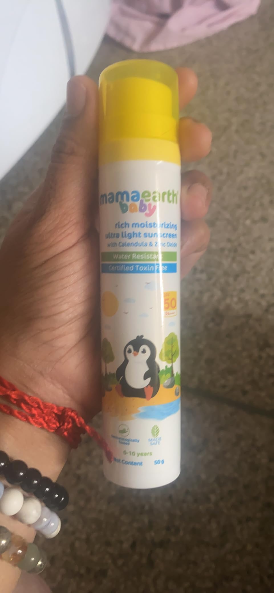 Buy Mamaearth Baby Rich Moisturizing Ultra Light Sunscreen-50g SPF 50 ...