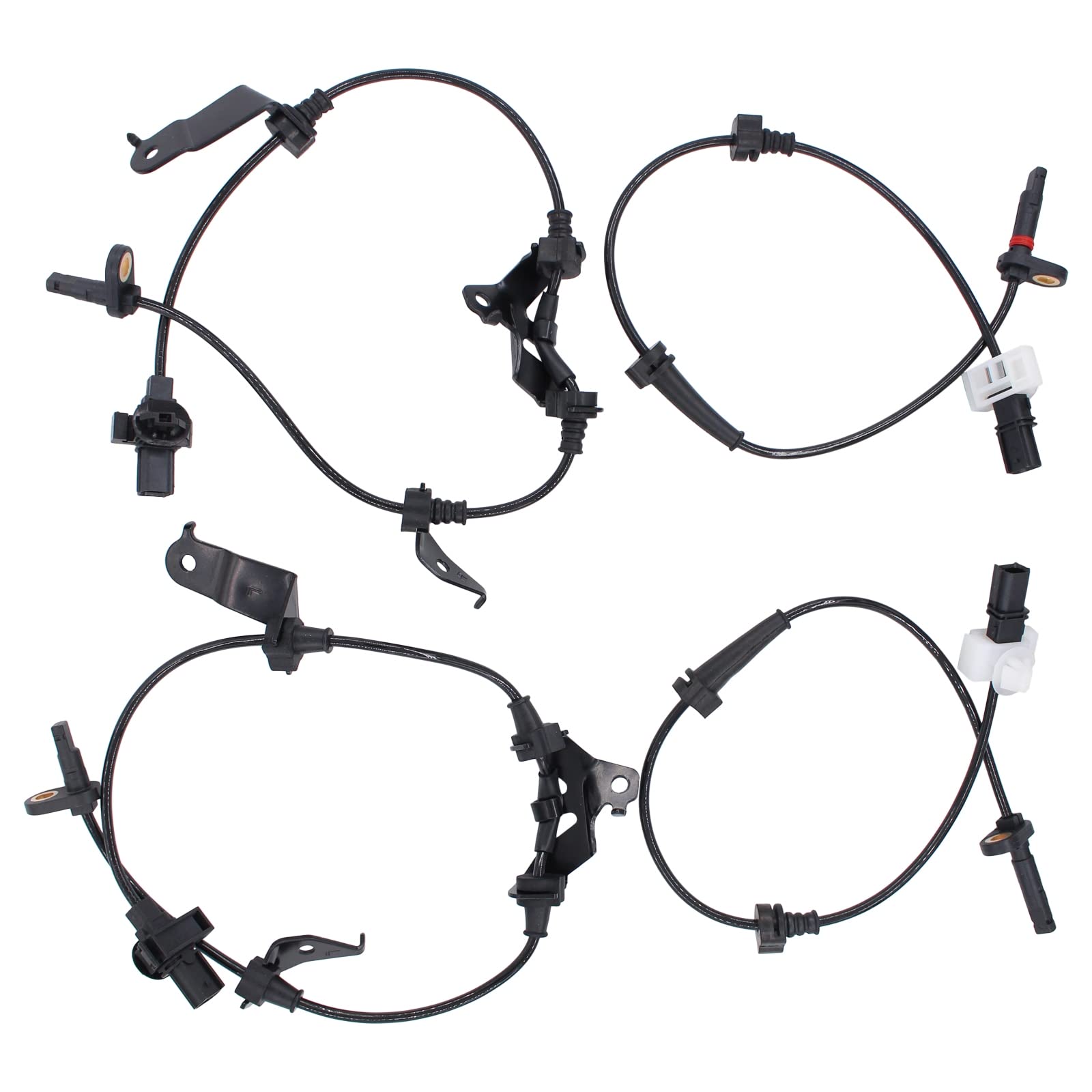 Amazon.com: NewYall Front Rear Left and Right ABS Wheel Speed Sensor ...