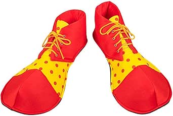 Amazon.com: Boland 10203624 Clownschuhe 55519 Clown Made of Fabric, 1 ...