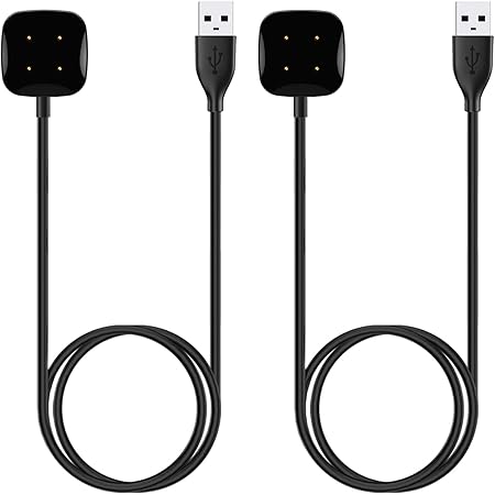 Amazon.com: Charger for Fitbit Sense/Sense 2/Versa 3/Versa 4 ...
