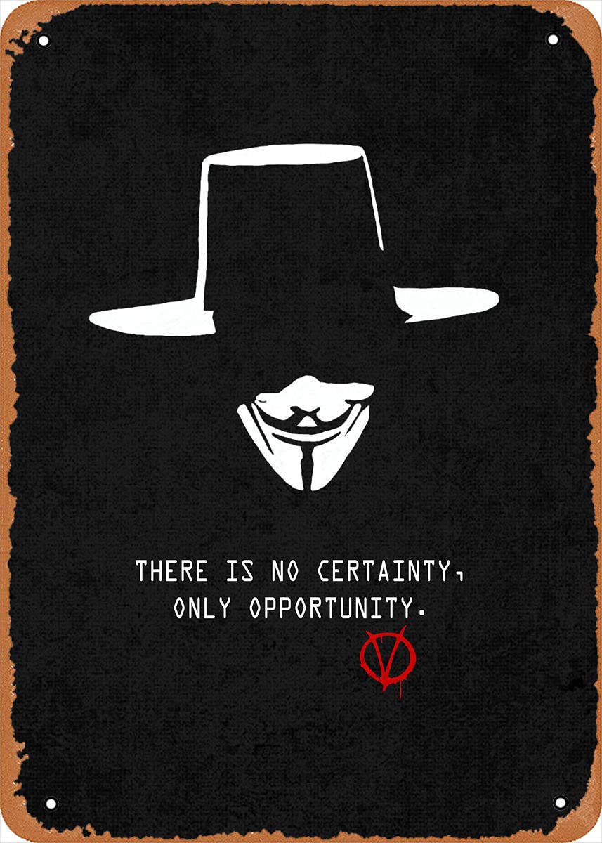 V For Vendetta Poster Quote