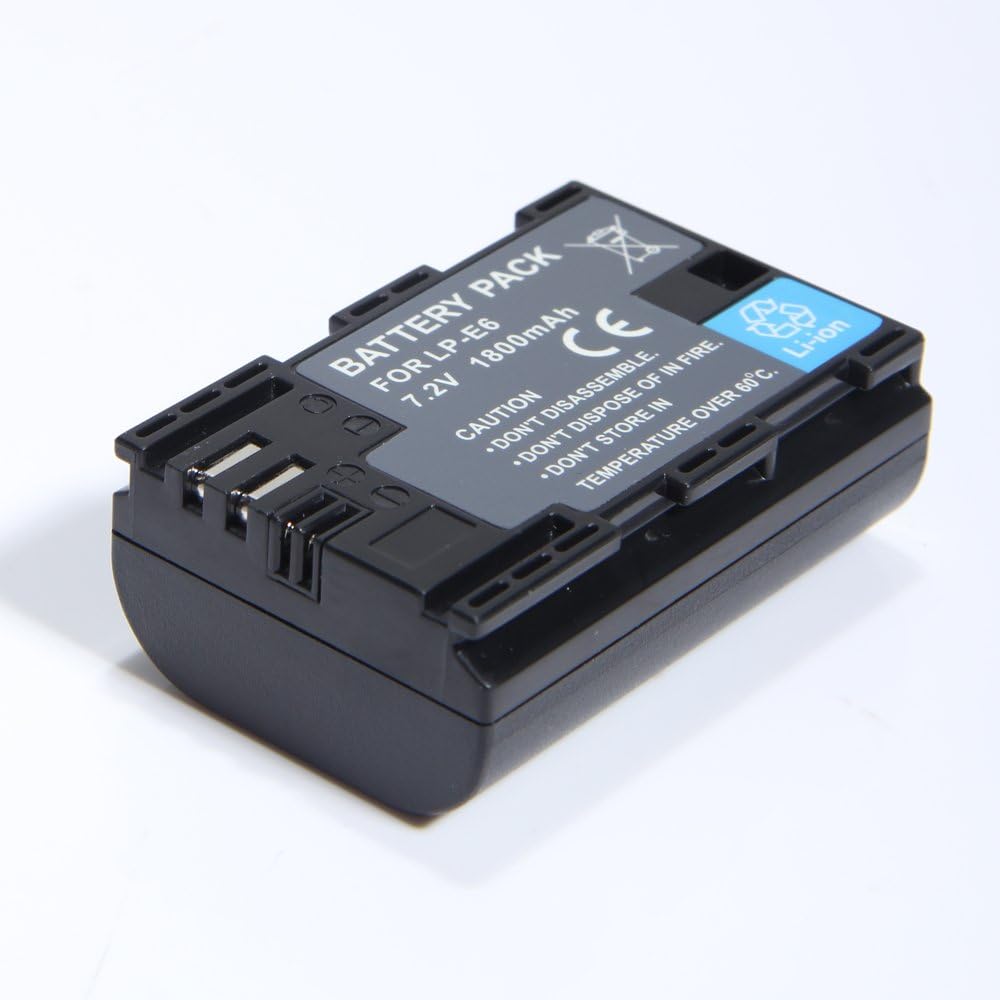 Replacement Lithium-Ion Battery Pack for Canon LP-E6, EOS 5D Mark III ...