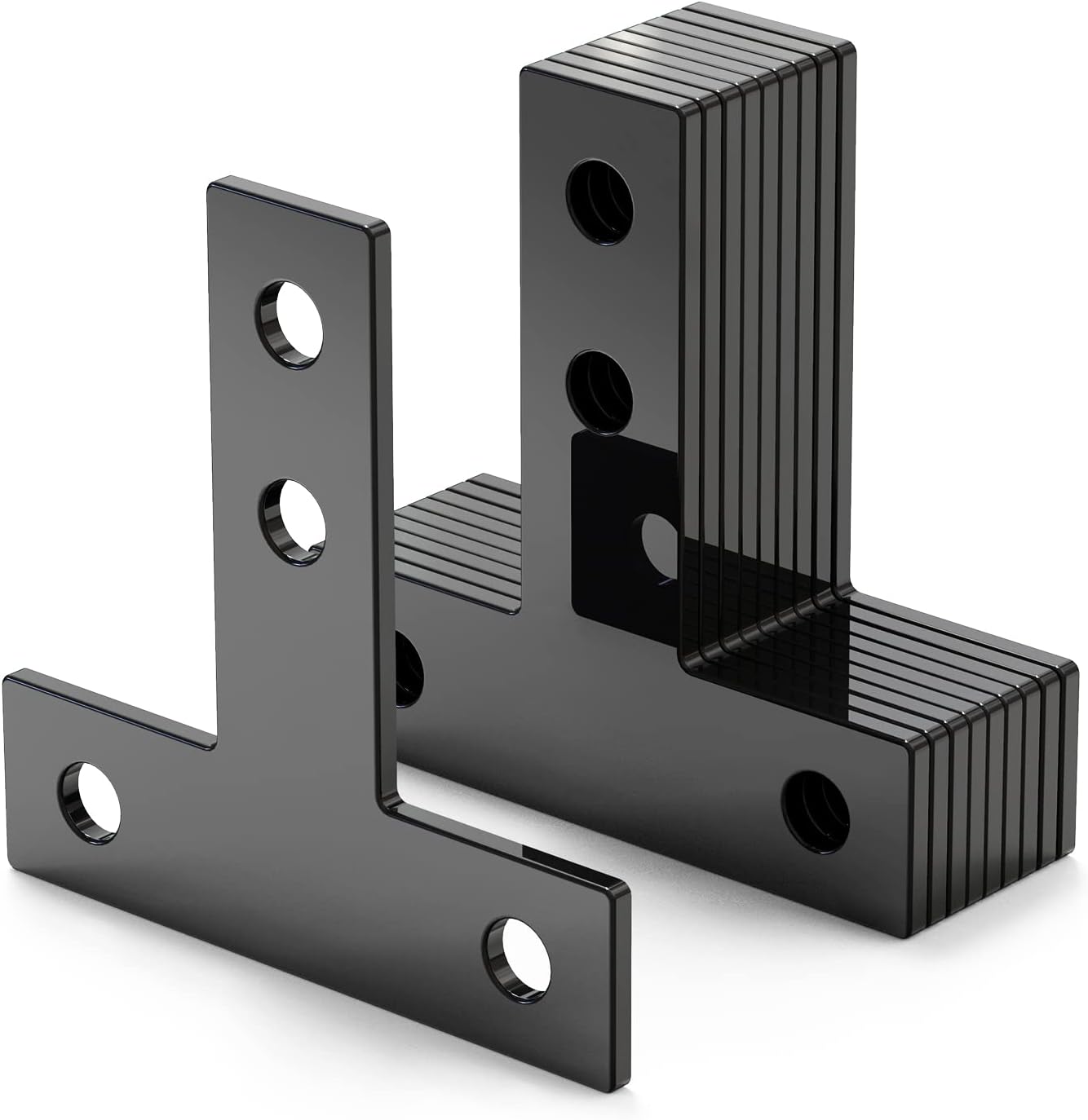 Amazon.com: NVAXQF Black Aluminum Profile Corner Brackets, 10 Sets ...