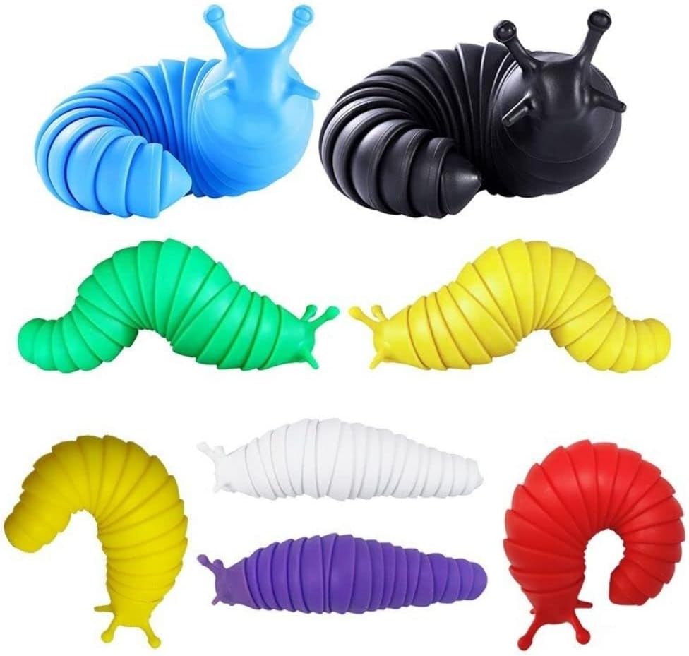 Slug Fidget Toy Jumbo – 7.5 pulgadas alivia el estrés y la ansiedad ...