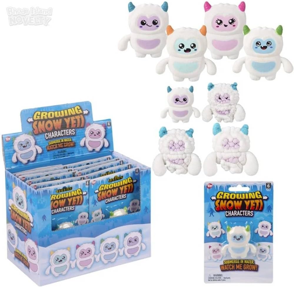Amazon.com: Grow-A-Yeti Toy, Expands in Water, Assorted Colors, 2 Inch ...