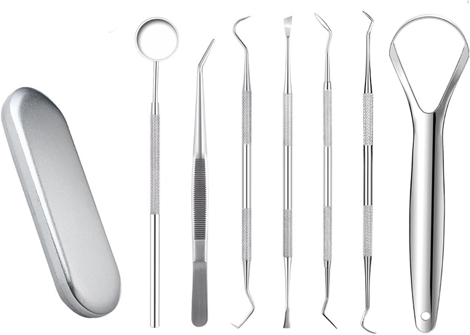 Amazon.com : Dental Tools, Set of 6 Professional Plaque removers Dental ...