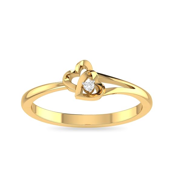 PC Jeweller The Drusilla 18KT Yellow Gold Diamond Ring for Women(Gold ...