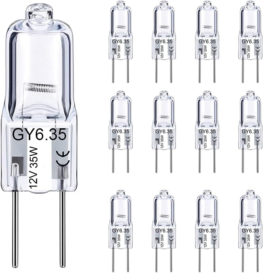 Bluex Bulbs 2 Pack 35 Watt 35W 12V 12 Volt JC6.35 Bi-Pin JC6.35 Type ...