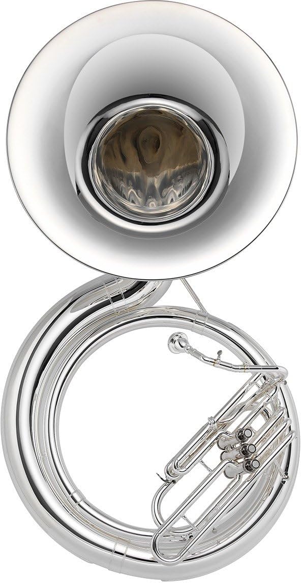 Amazon.com: Jupiter Deluxe Silver BBb Sousaphone, JSP1100S : Musical ...