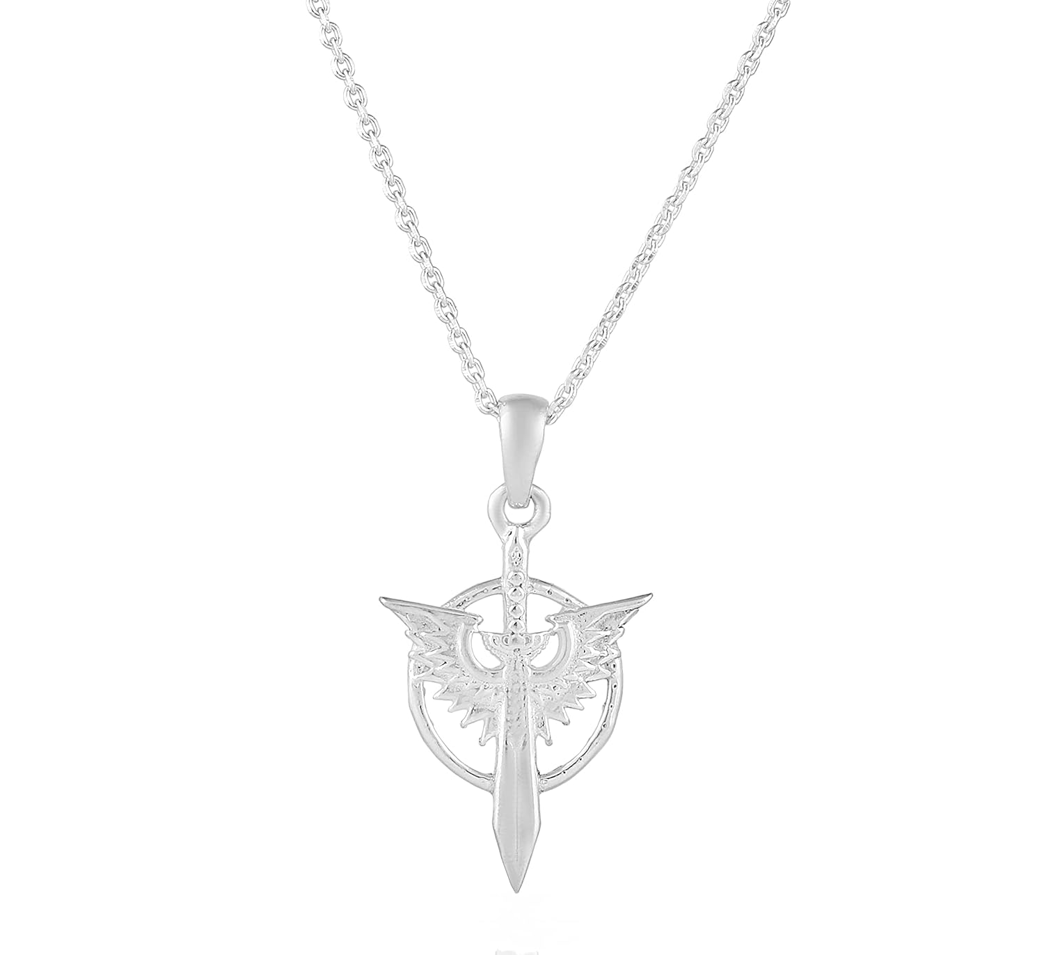 Buy Squareknot Sterling Silver 925 Sword Wing Loket For Men/women ...