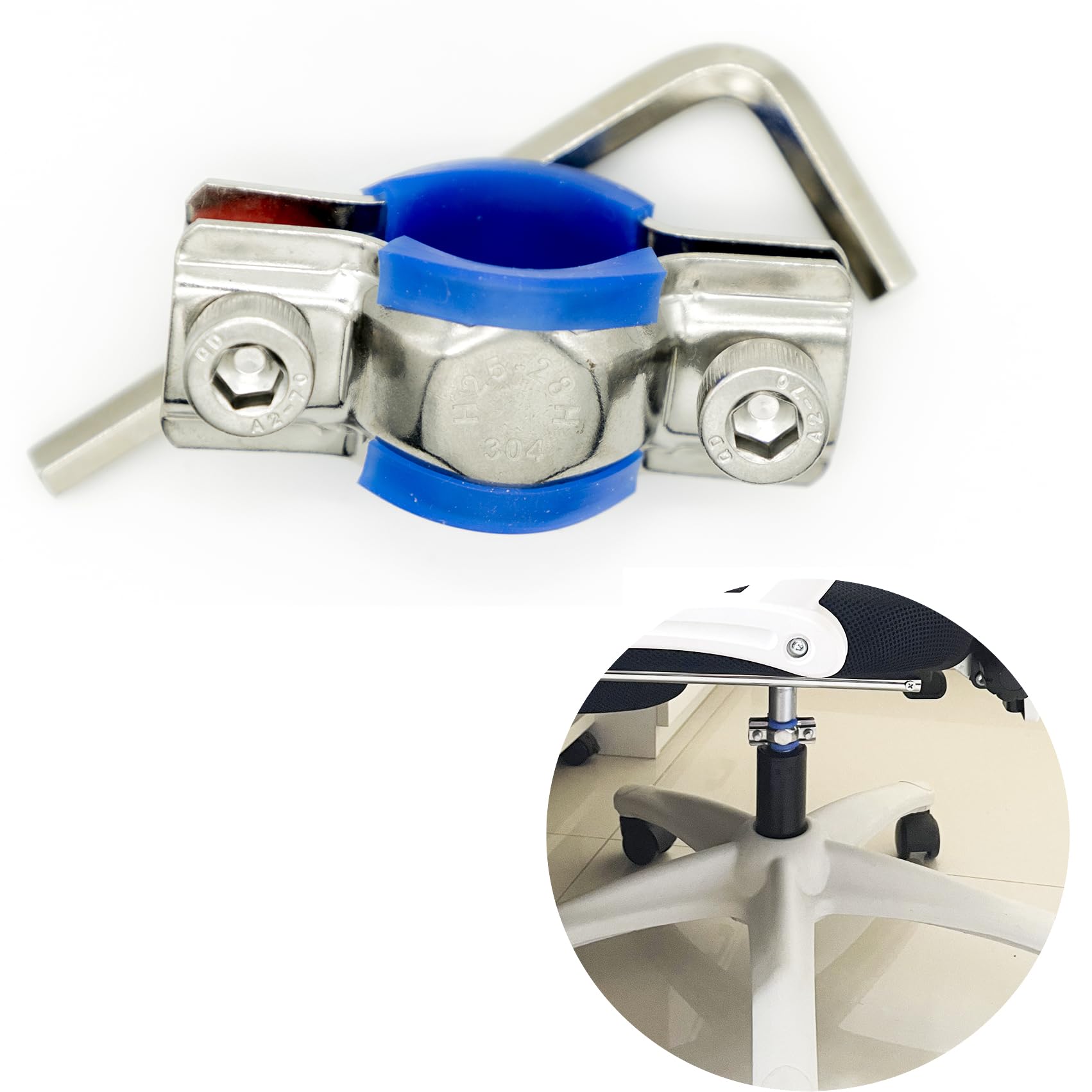 Snapklik.com : DockMoor Fix Sinking Office Chair Upgrade 304 Stainless ...