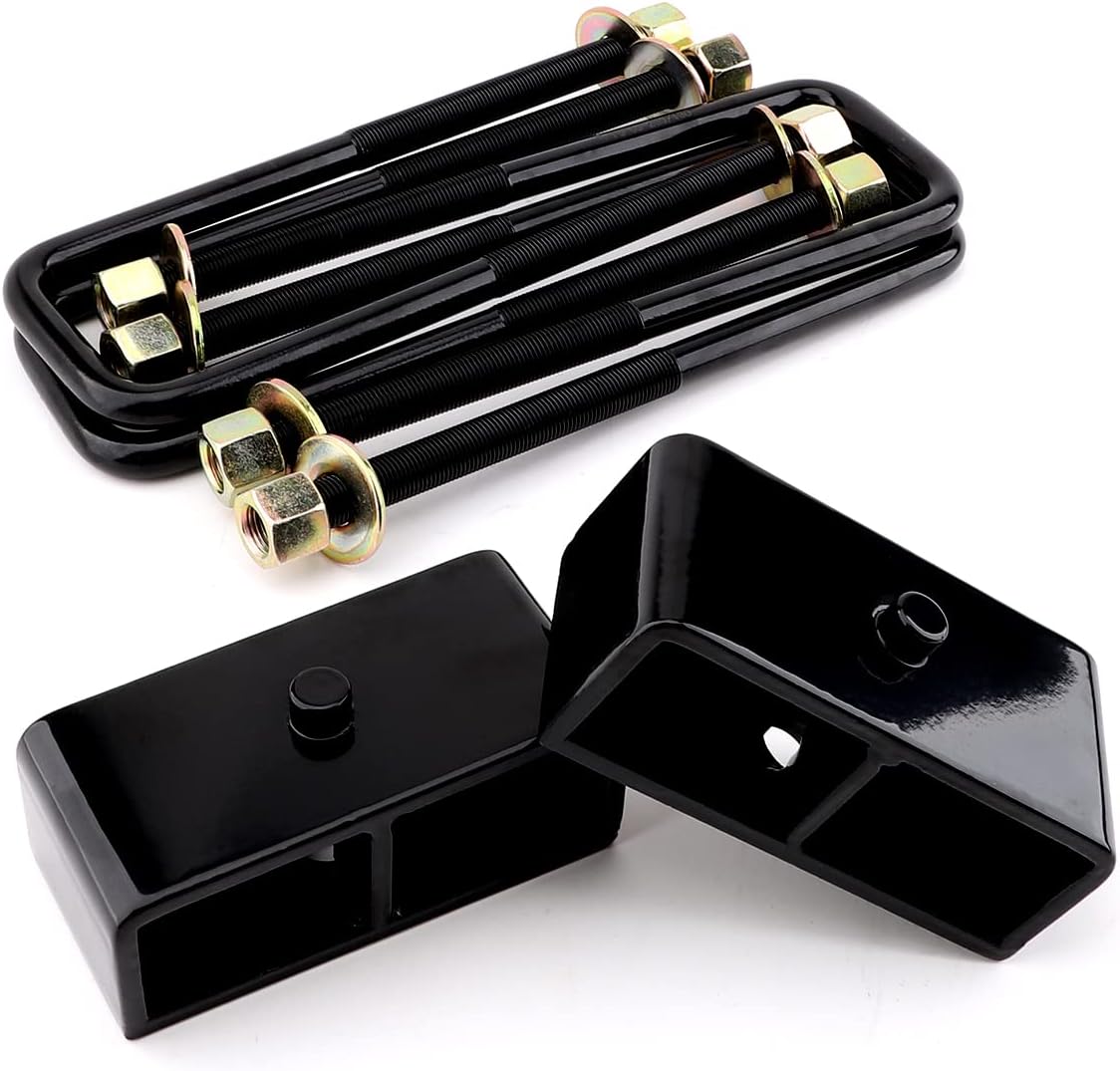 Amazon.com: 2.0" Silverado Leveling Lift Kits - 2 inch Raise Blocks & U ...