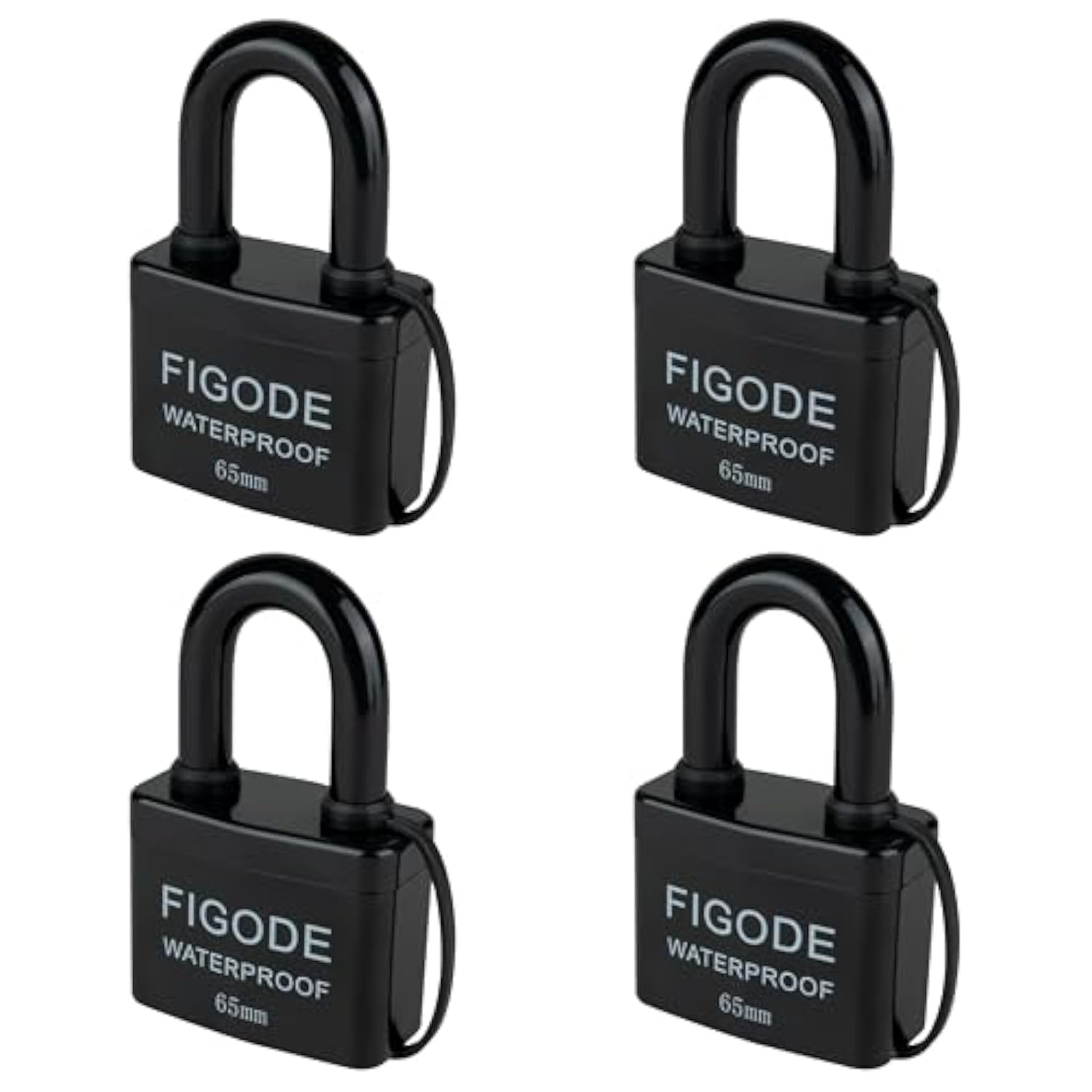 FIGODE® Large Sturdy Pad Lock with Keys, 2.8 in. Wide, Outdoor ...
