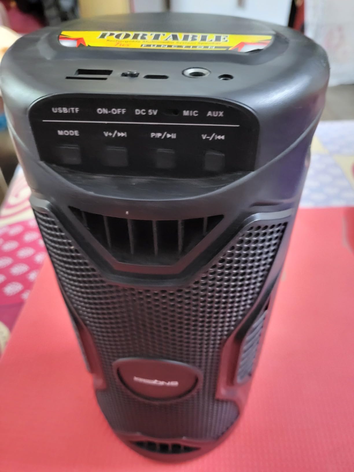Krisons Rockstar 4" Double Woofer 30W Multi-Media Bluetooth Party ...