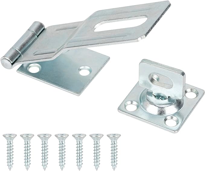Amazon.com: SANKINS 4-1/2" Swivel Staple Safety Hasps, Gate Door Hasp ...