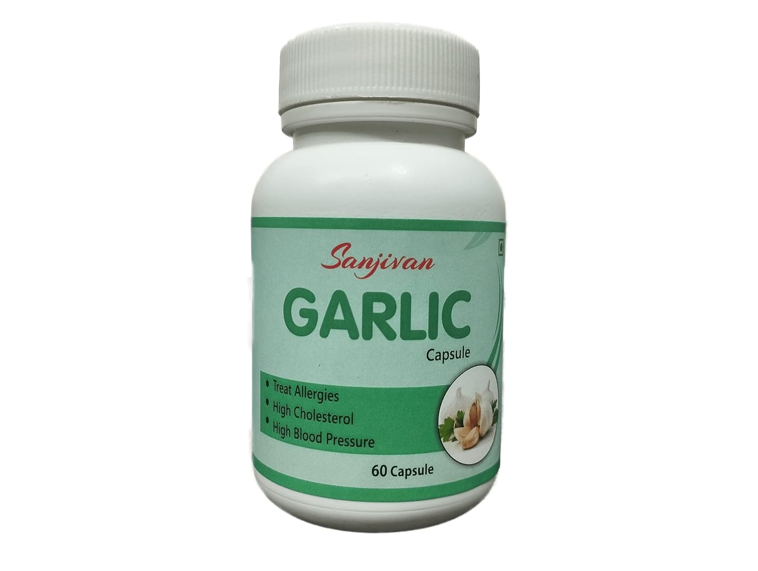 Buy Sanjivan Garlic Capsule, Ayurvedic Capsule, Herbal & Natural, for ...
