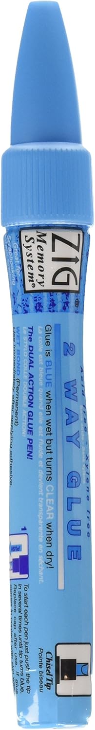 Amazon.com: Zig Two Way Glue Pen Bulk-Chisel Tip : Arts, Crafts & Sewing