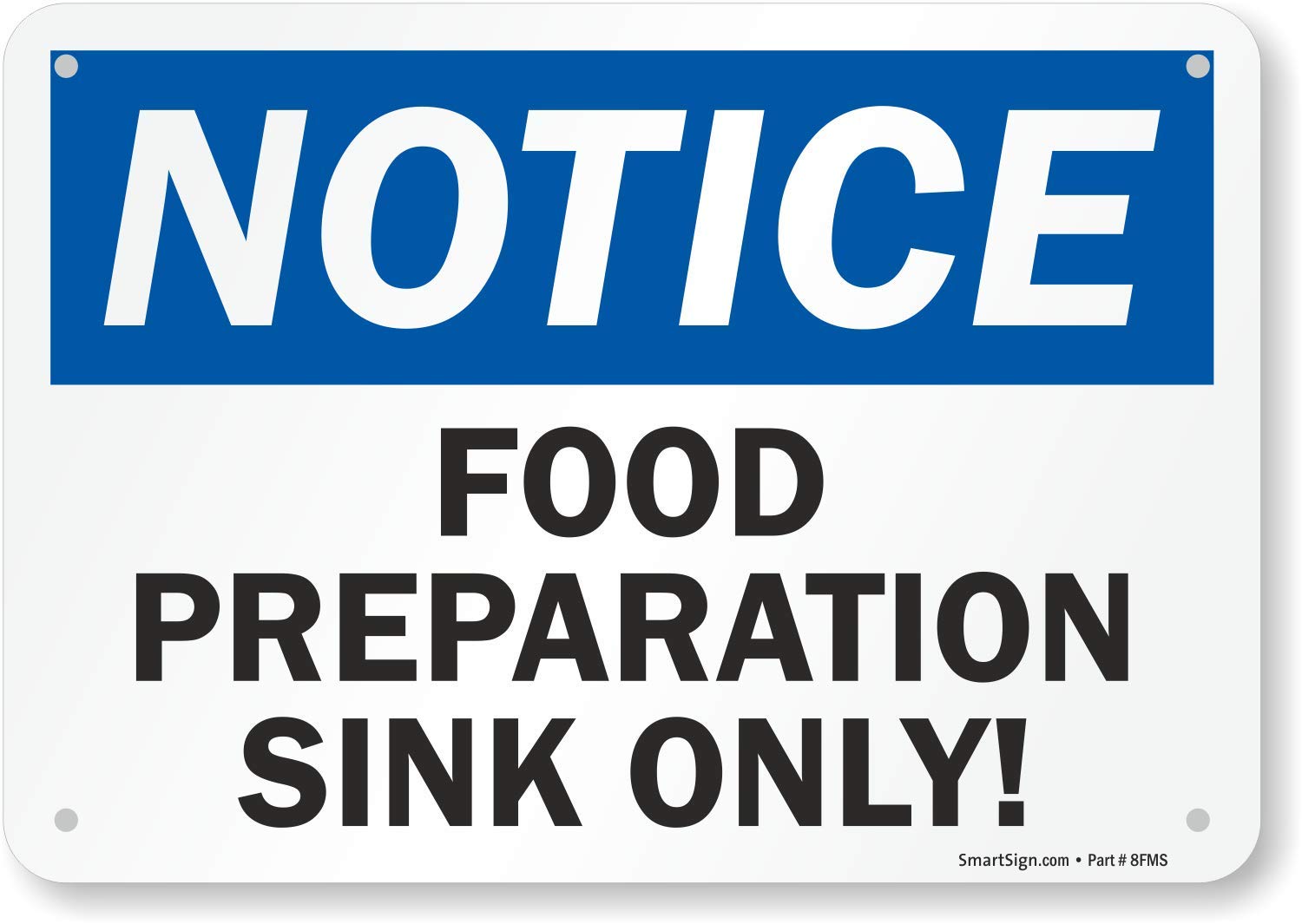 Food Prep Signs