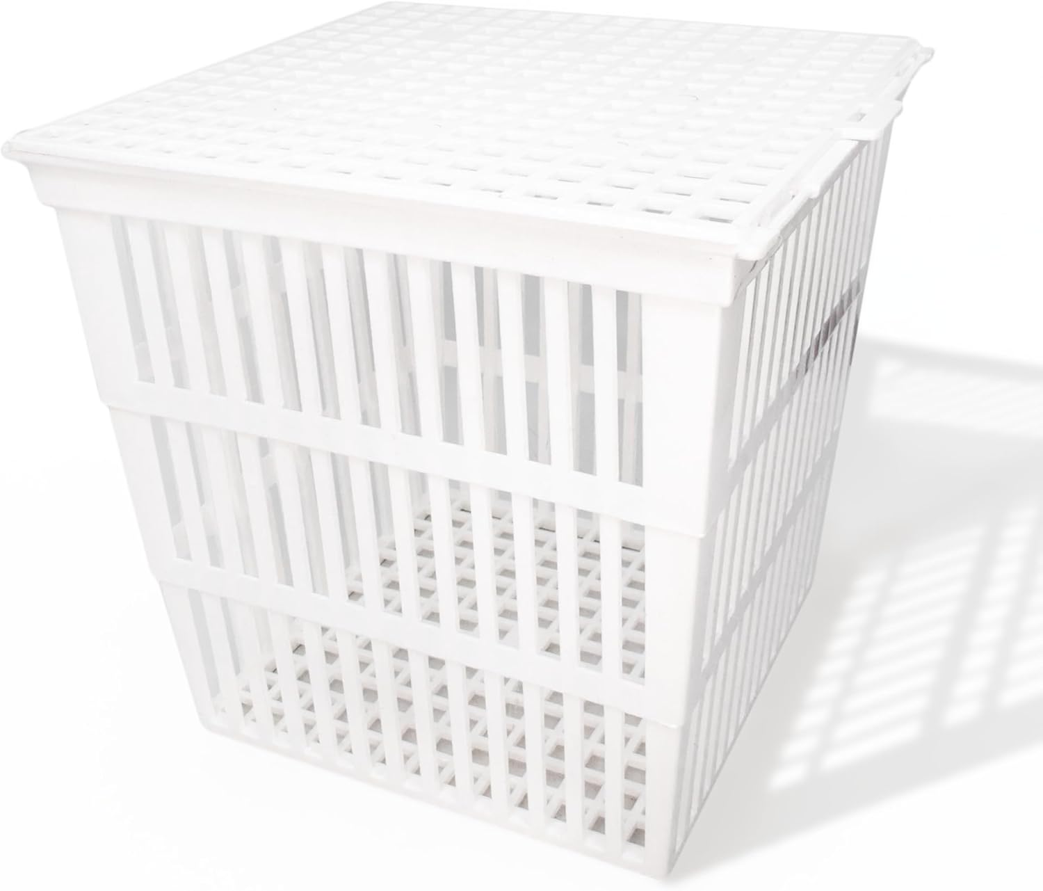 Amazon.com: Eisco - Polypropylene Test Tube Basket with Cover, 9x9x9 ...