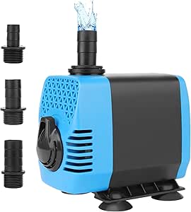 Kulife FUMAK 800GPH Submersible Water Pumps (3000L/H, 40W) Fountain ...