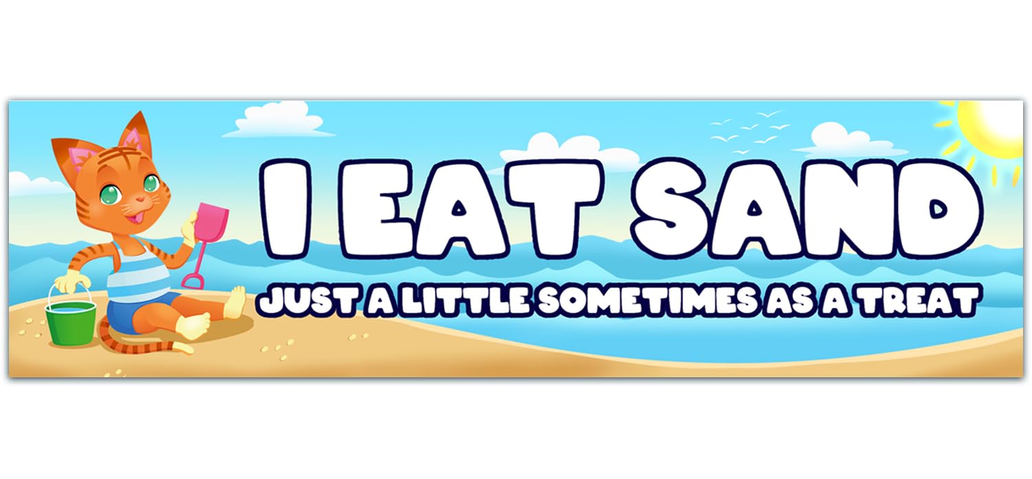 Amazon.com: I Eat Sand! Just a little sometimes as a treat! Funny Gen Z ...