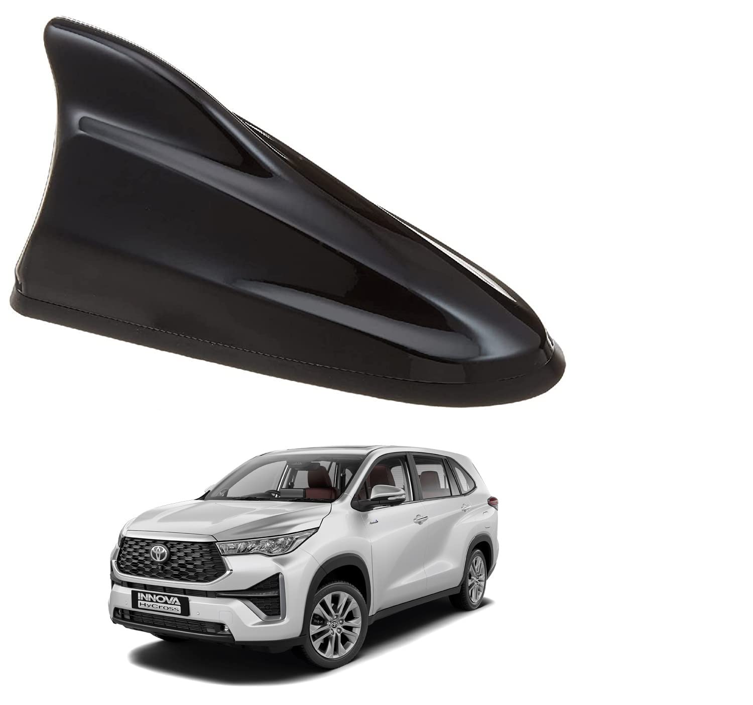 Auto Addict Car Black Shark Fin Antenna Roof Car Antenna Radio ...