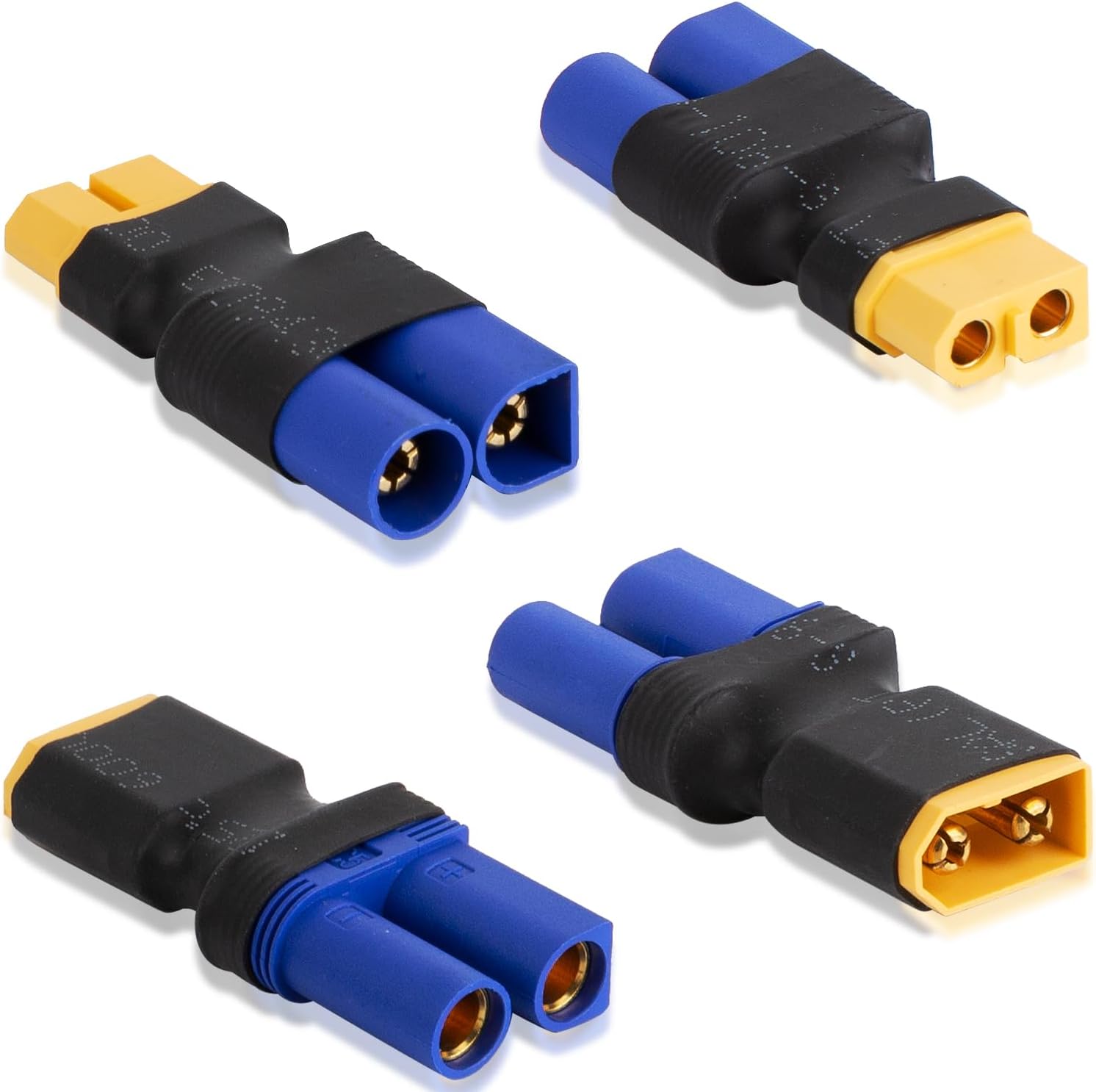 Amazon.com: RIIEYOCA XT60 to EC5 Connector,XT60 Female to EC5 Female ...