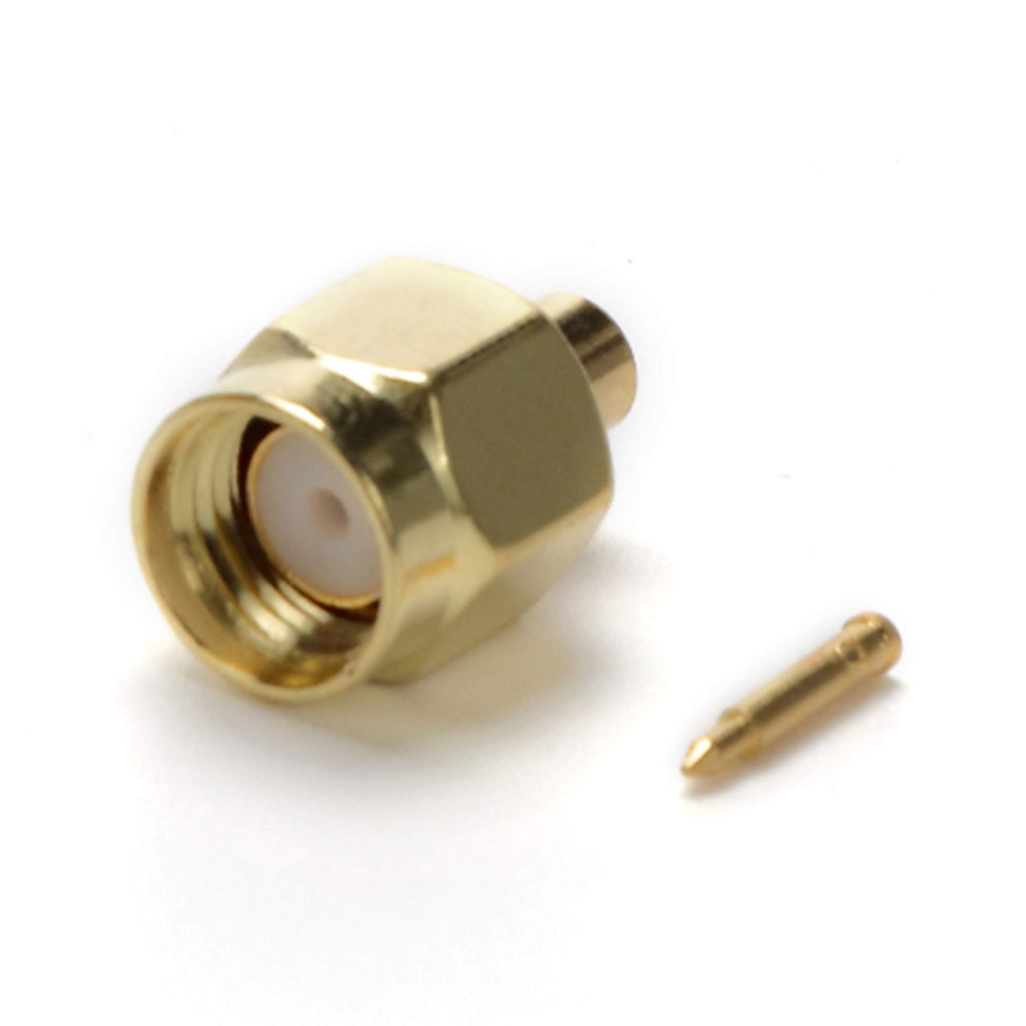 Buy TLS.eagle SMA Male Plug Straight Connector Solder for Semi Rigid ...