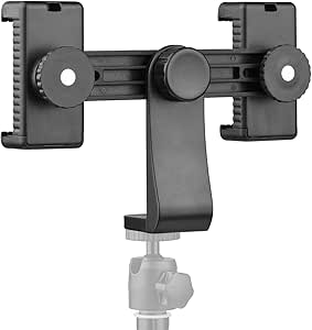 Phone Tripod Mount, Phone Camera Mount with L Type Installation Bracket ...
