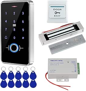 FST Door Access Control System Kit IP68 Waterproof Fingerprint RFID ...
