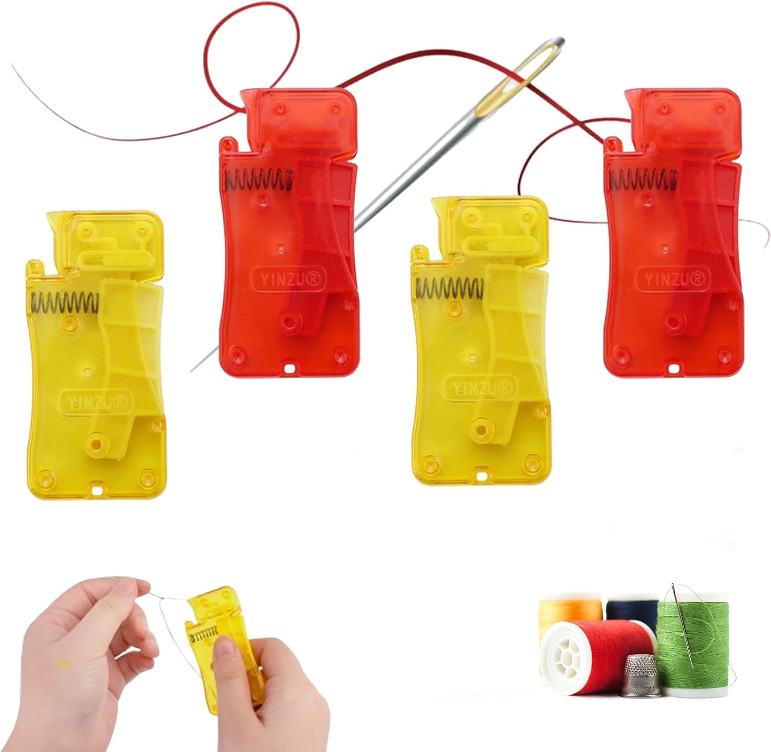 Needle Threader Tool,quick Sewing Machine Loop Easy Selfthread Needle ...