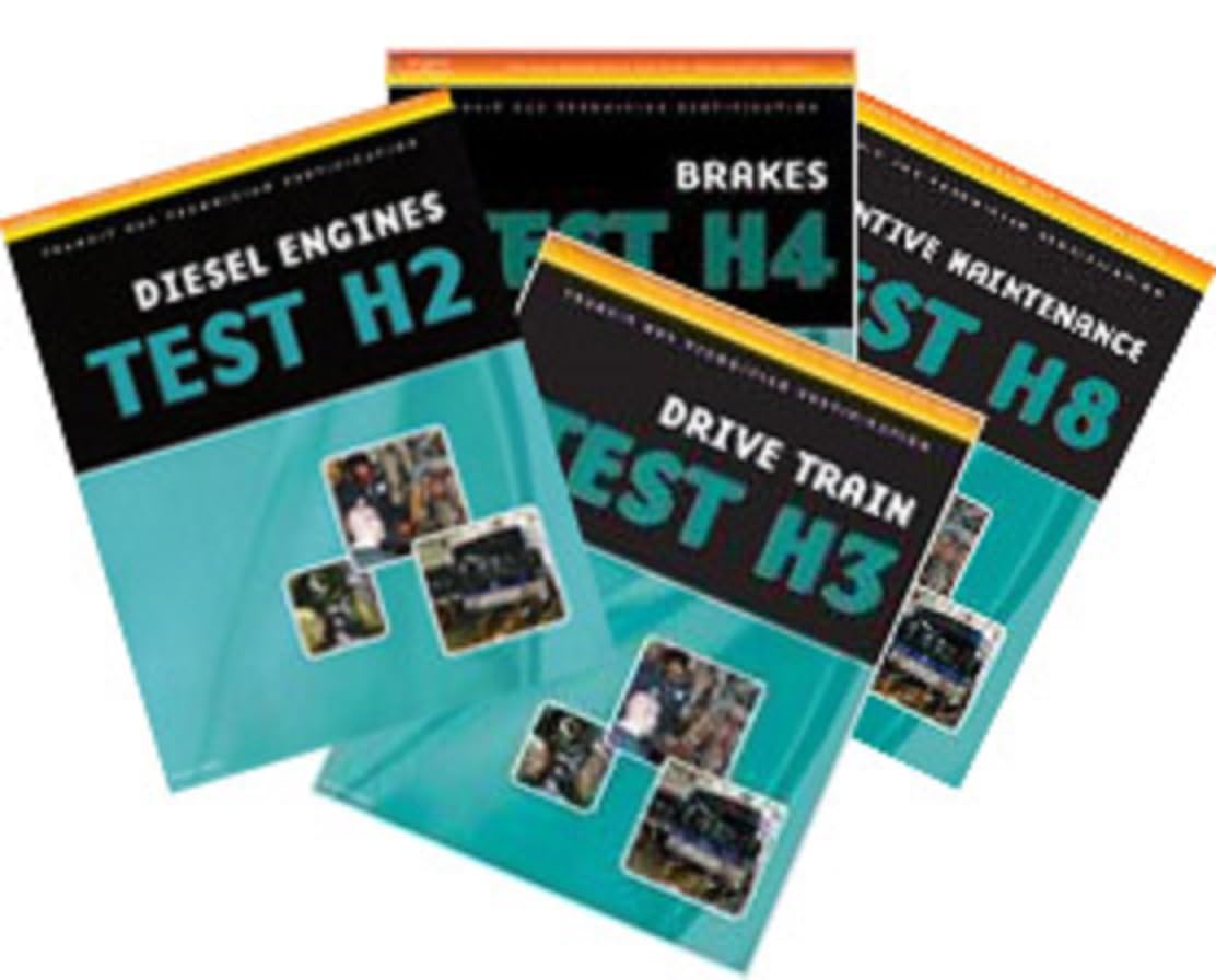 Delmar H1 - H8 (Transit Bus) ASE Complete Test Prep Manual Set ...