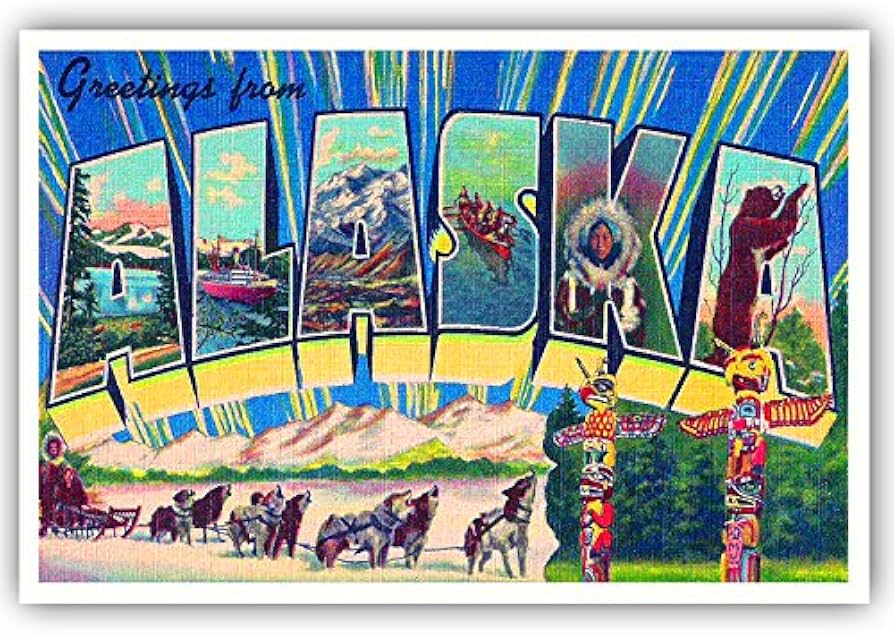 Greetings From Alaska Advice From Alaska Greeting Card