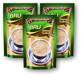Bru Green Label Coffee 200g (Pack of 3) Unique : Amazon.in: Grocery ...
